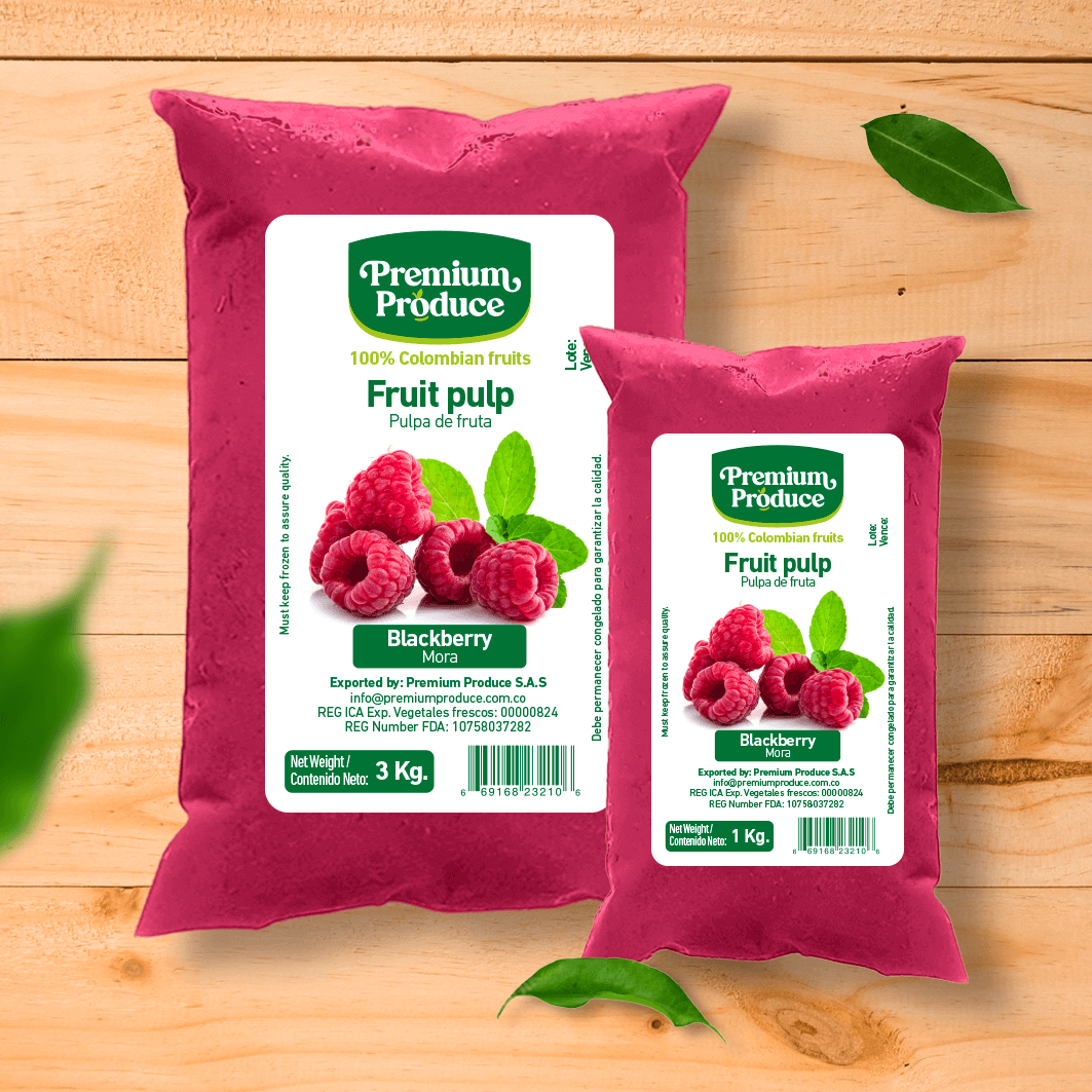 Pulpa de Mora - Premium Produce S.A.S